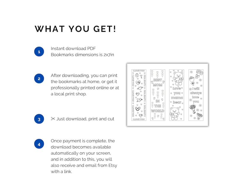 Father’s Day Coloring Bookmark Printable | Dad's Bookmarks Instant ...