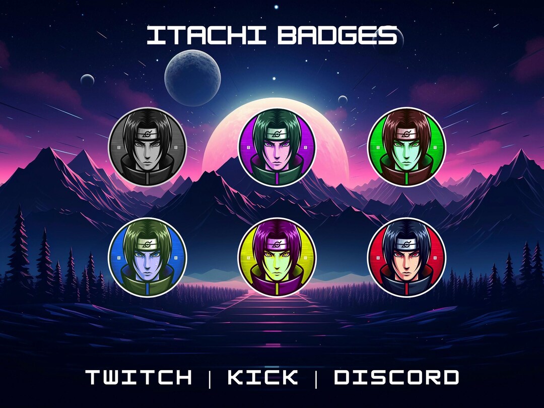 Character Emblems Twitch Bit/sub Icons Anime/manga Designs Instant ...