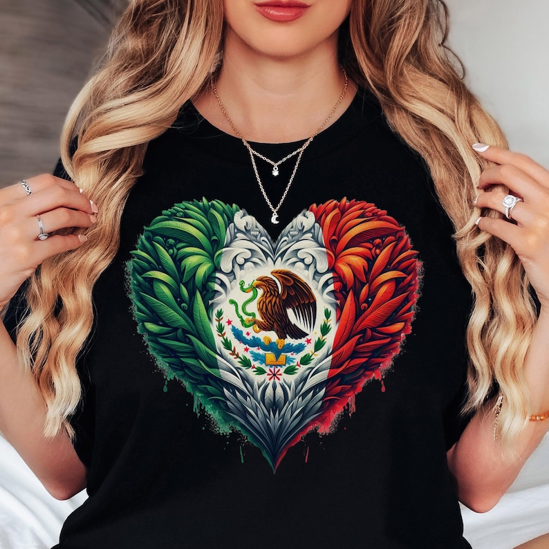 Mexican Flag Heart PNG: Sublimation Design (digital Download) - Etsy