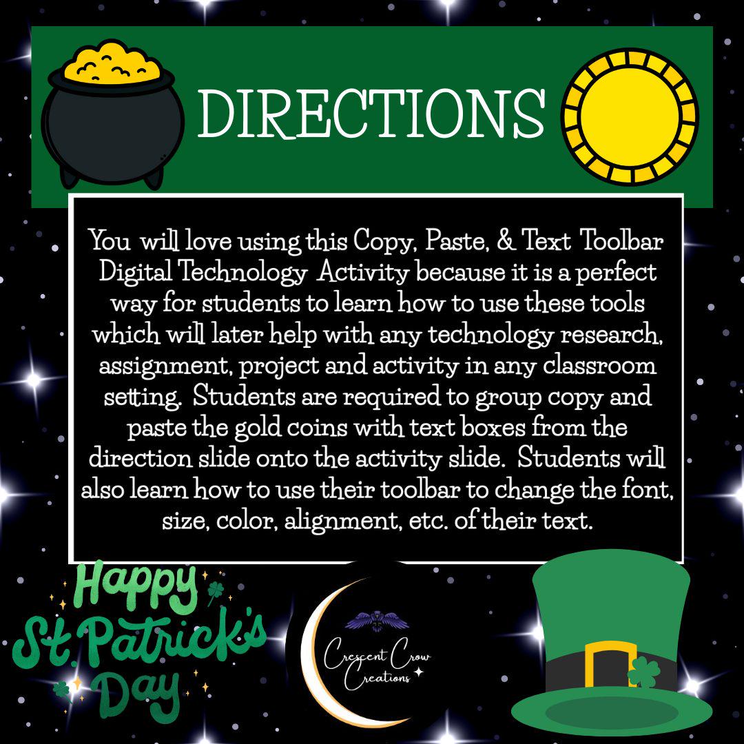 St. Patrick's Day I Am Lucky Because Copy & Paste Digital Technology ...