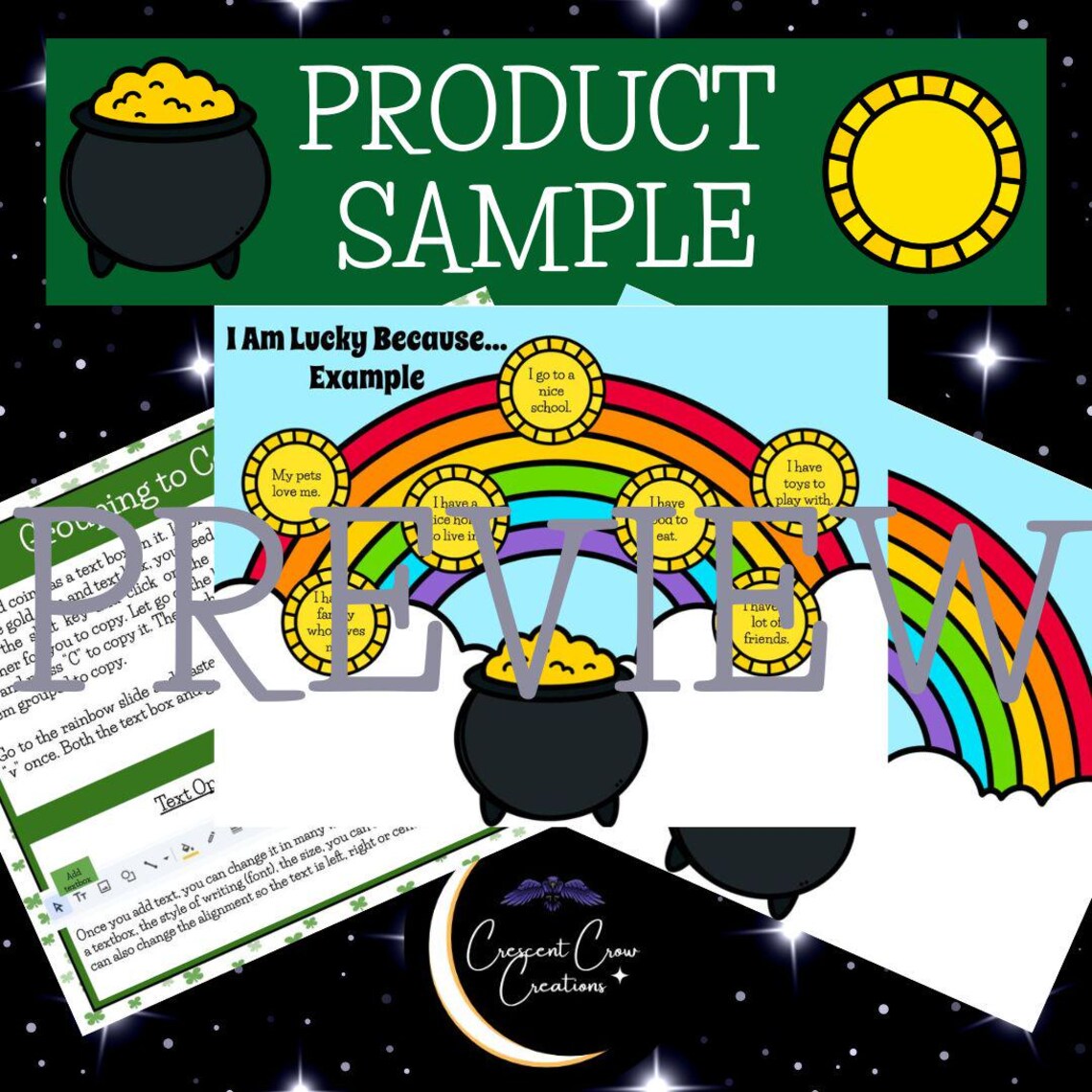 St. Patrick's Day I Am Lucky Because Copy & Paste Digital Technology ...