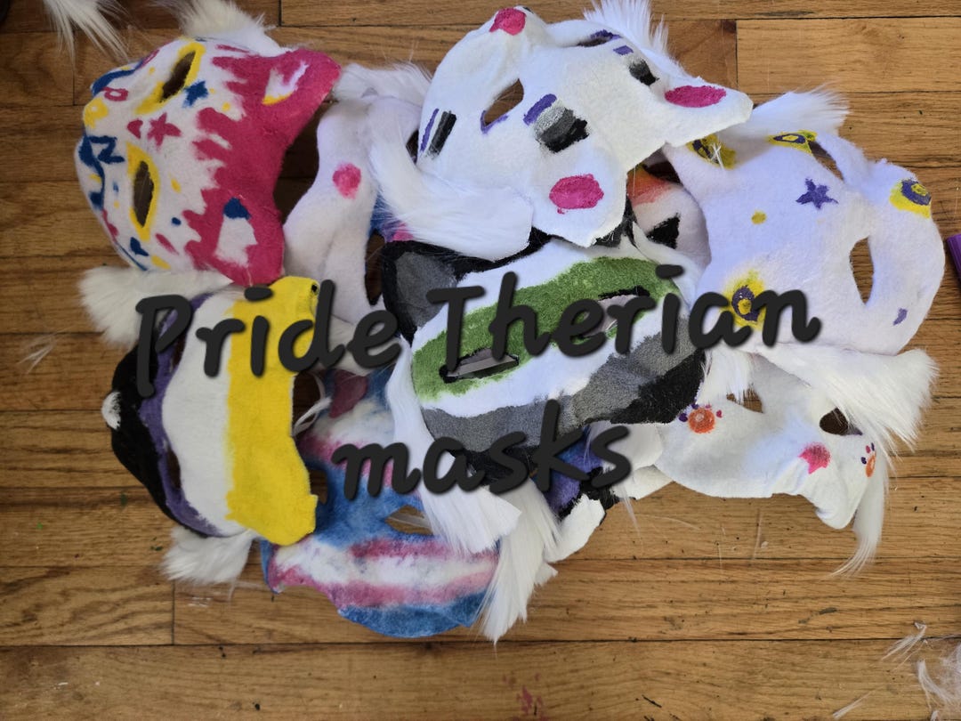 PRIDE THERIAN MASKS - Etsy