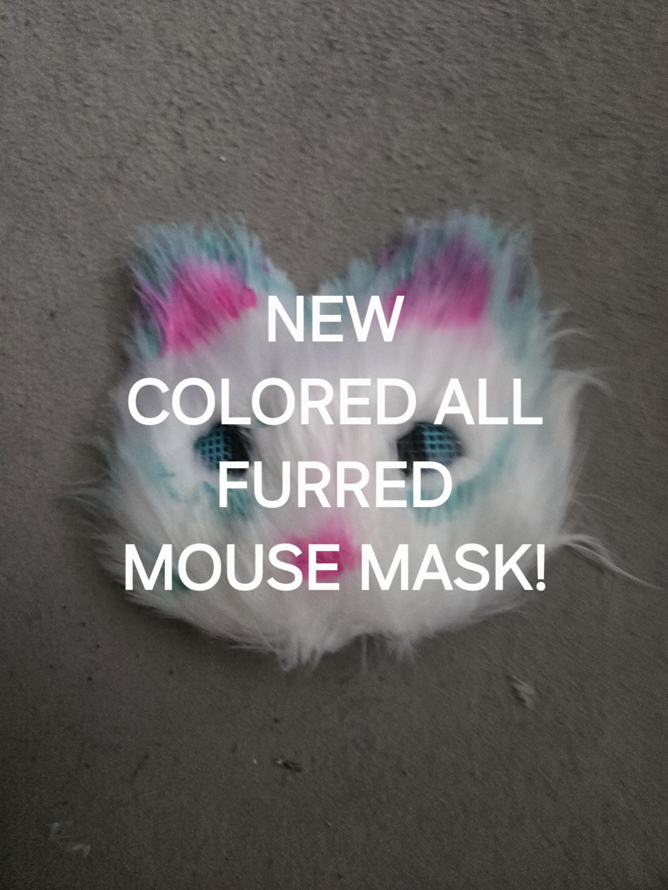 NEW All Furred Mouse Mask - Etsy