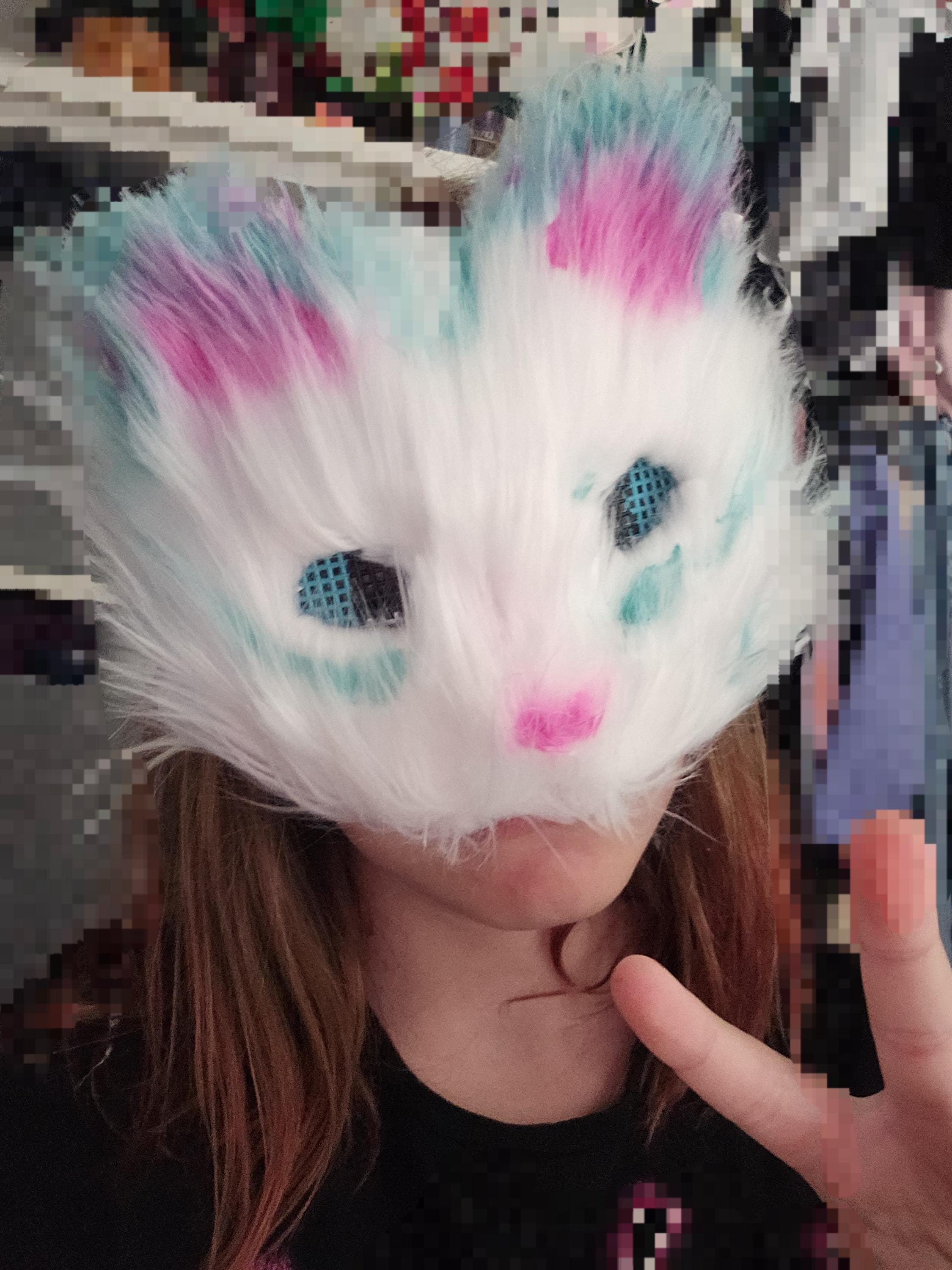 NEW All Furred Mouse Mask - Etsy