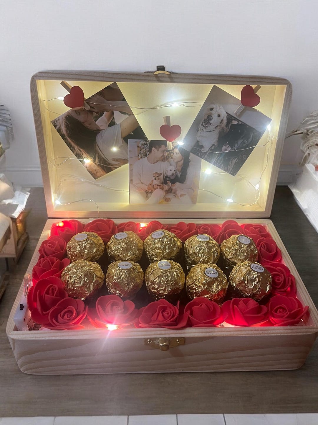 Magic Box Gift Box With Photographs Anniversary Valentines Day Birthday ...