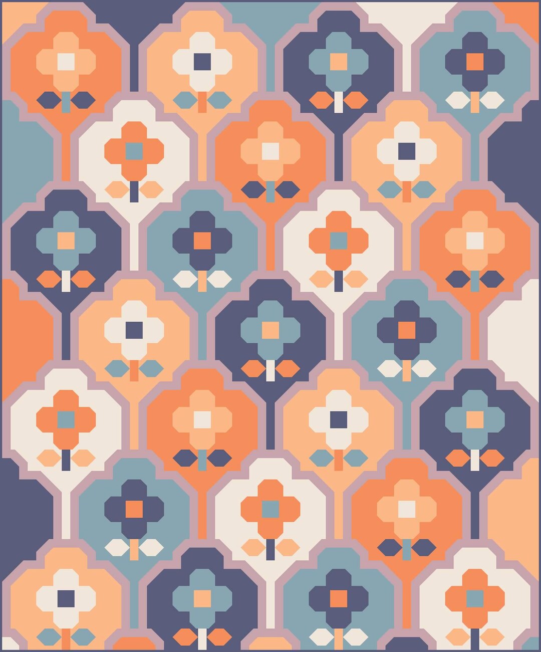 Wallflower | Large Throw Quilt Kit Bundle | Pen and Paper Patterns ...
