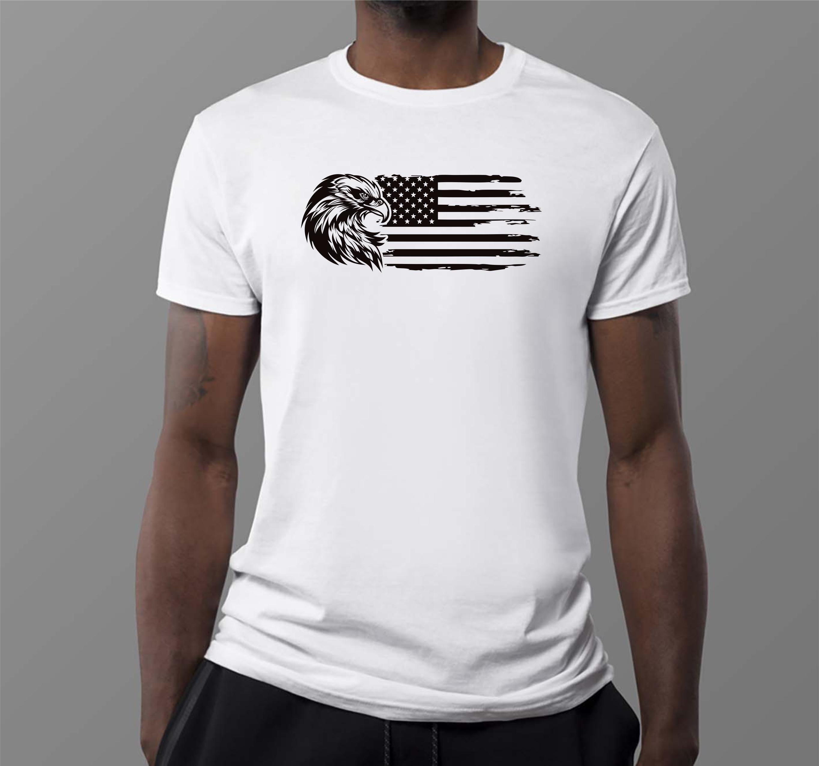Eagle With USA Flag Svg & PNG Files, Patriotic Clipart Vector Image ...
