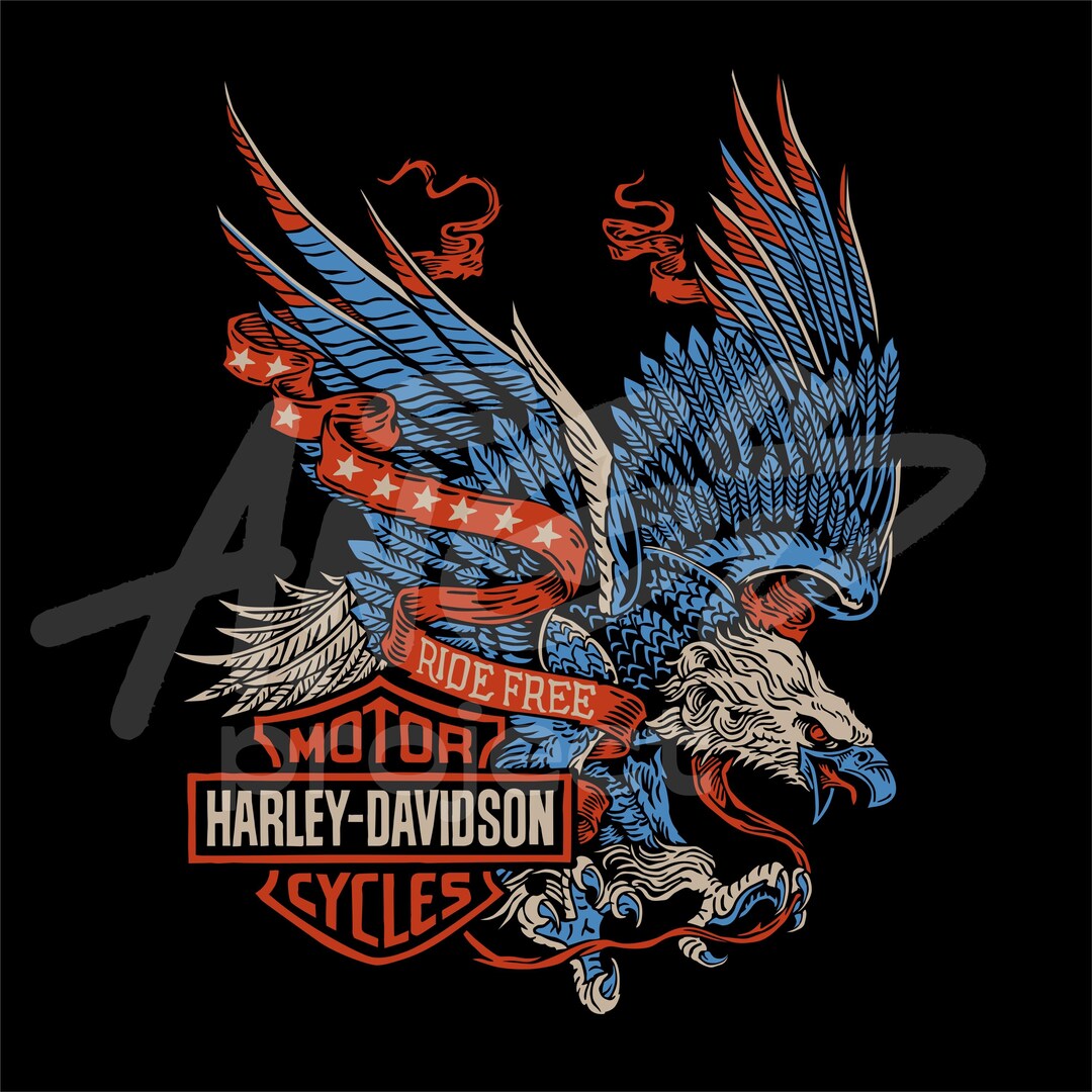 Harley Davidson Artwork ,digital Download,instant Download,tshirt ...