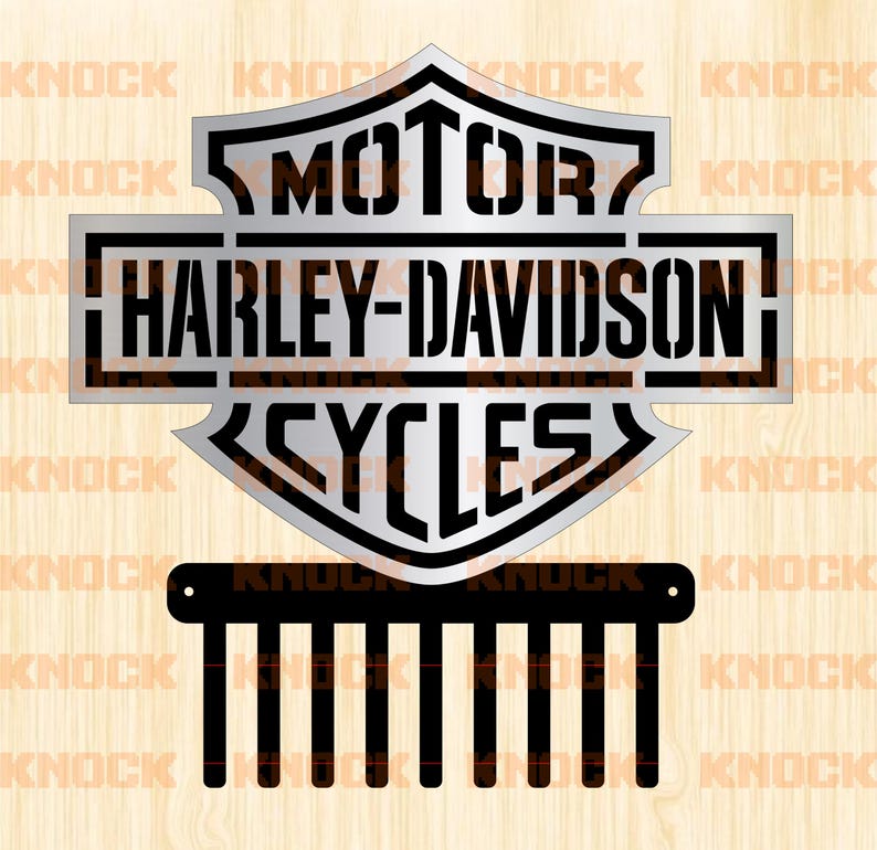 Harley Davidson DXF SVG File Motorcycle Sign - Metal Art | File for ...