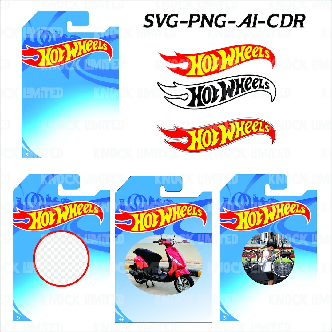 Hot Wheels Template - Hotwheels Card SVG Ai Cdr Png - Logo - Etsy Australia