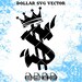 Dollar King Svg | Dollar Graffii SVG | Rich Kids Stencil | Cool Guy ...