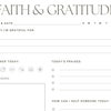 Simple Faith & Gratitude Journal Printable, Digital Download, Faith ...