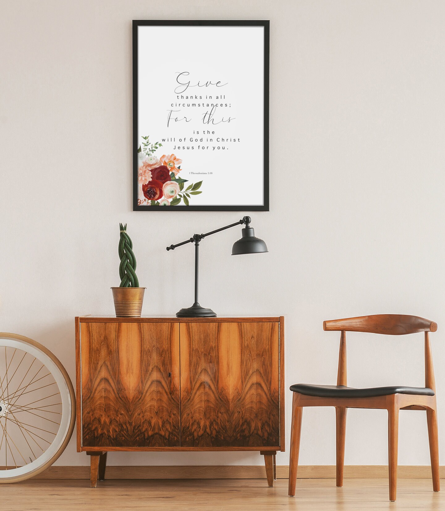 Give Thanks in All Things Bible Verse Wall Art, Digital Download ...