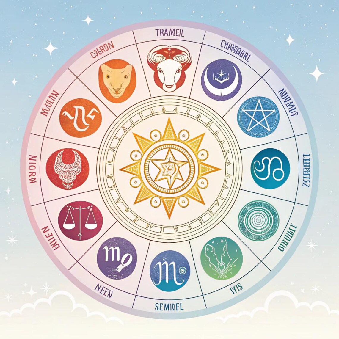 Zodiac Signs Wall Art - Etsy