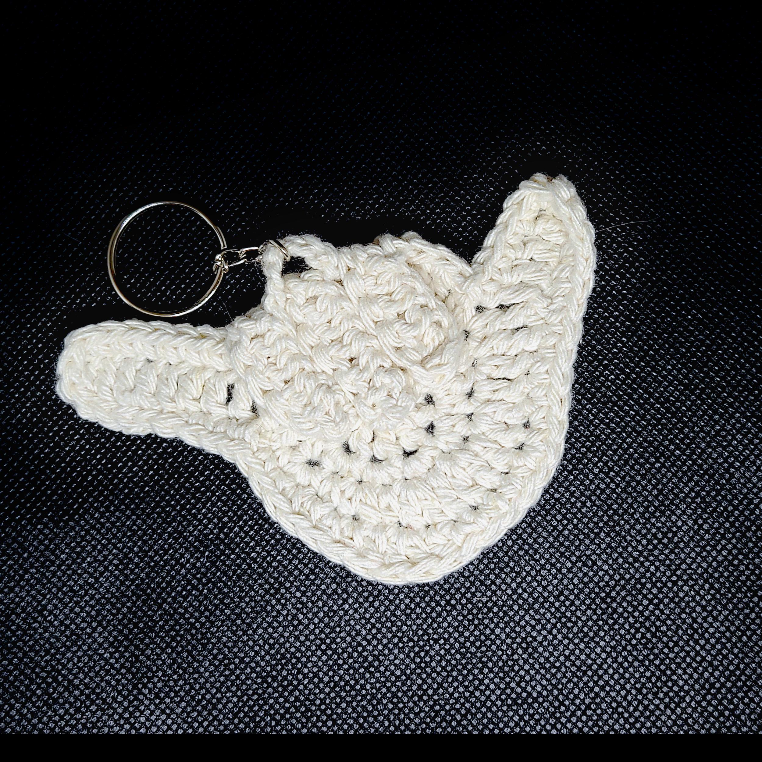 Crochet Shaka "hang Loose" Hand Gesture for Keychain, Magnet, Appliqué ...