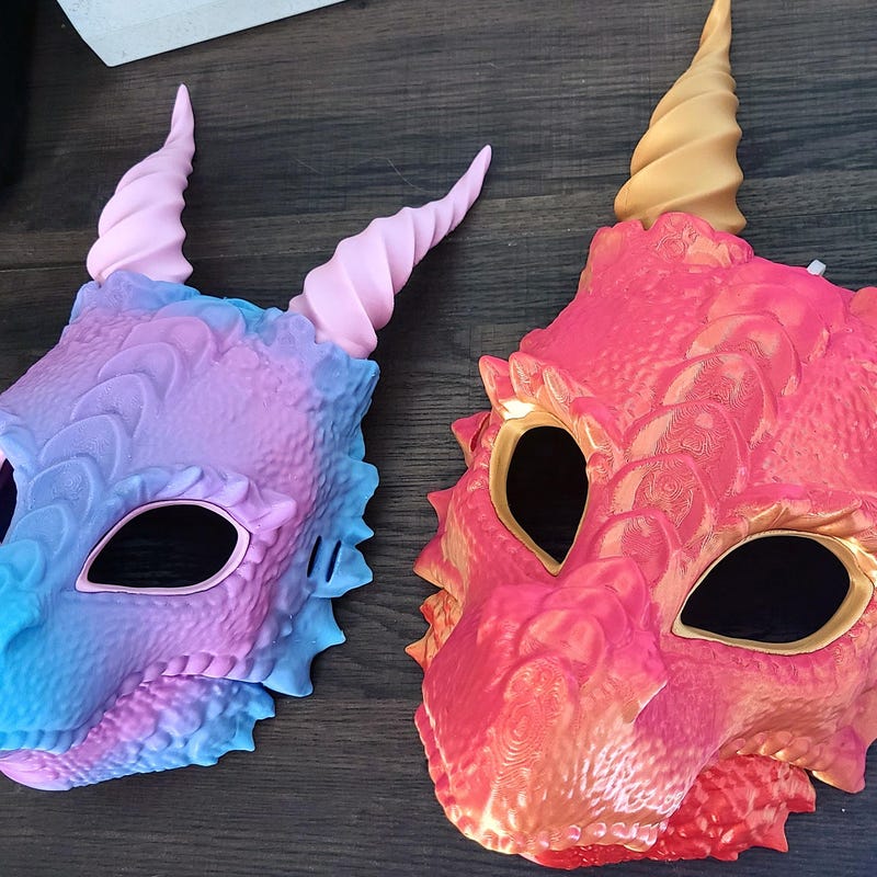 Dragon Mask - Etsy