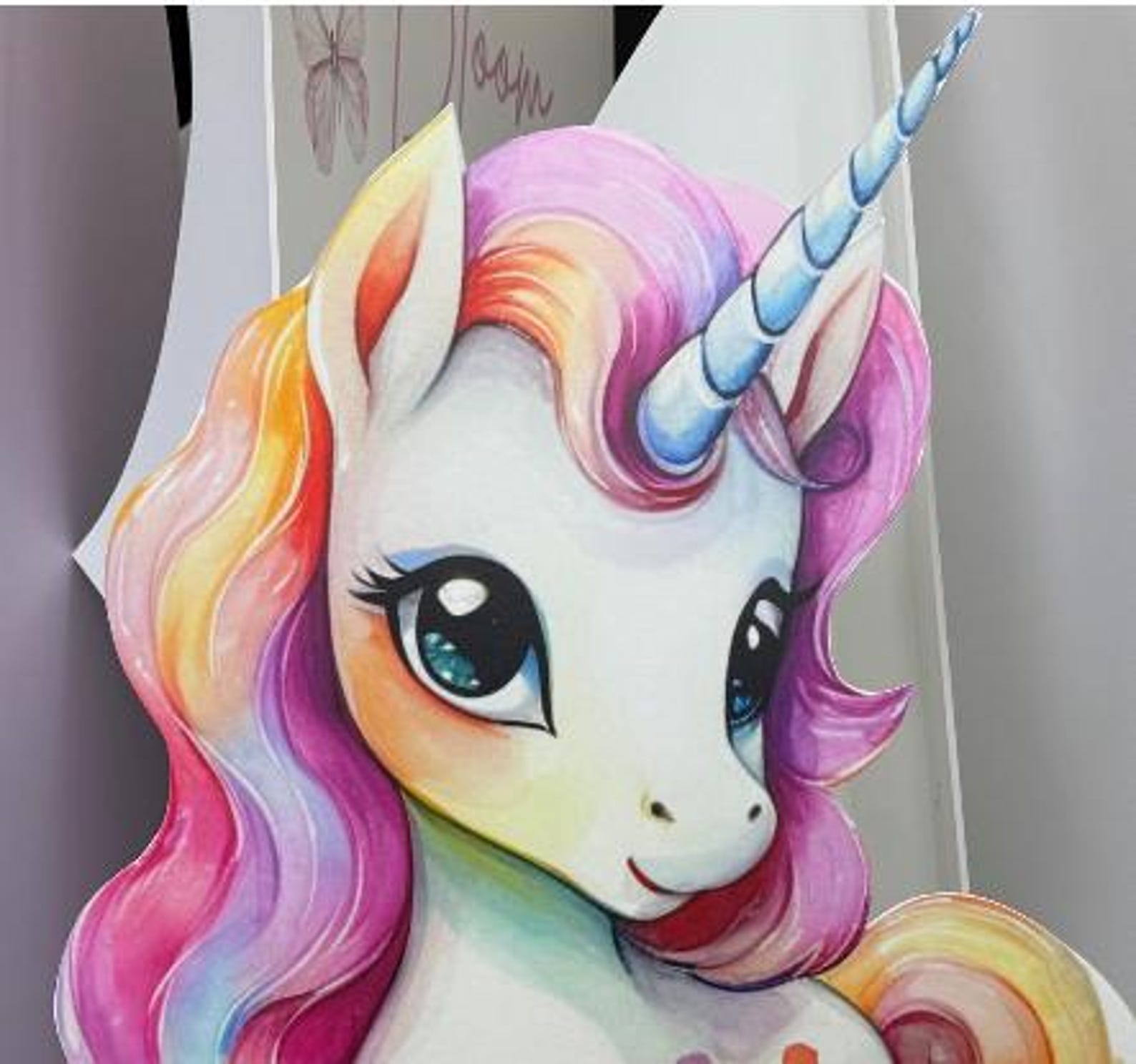 Rainbow Unicorn Full Body Unicorn Vinyl on Foam | Fantasy Themed ...