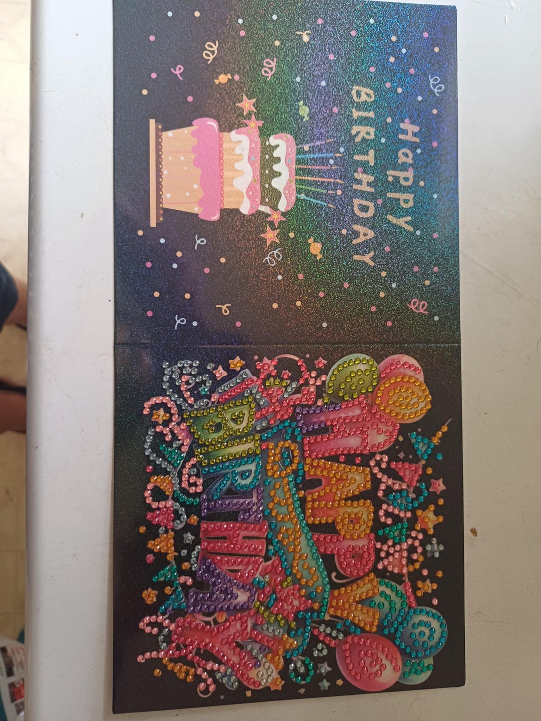 Diamond Painting Birthday Card With Envelope - Etsy