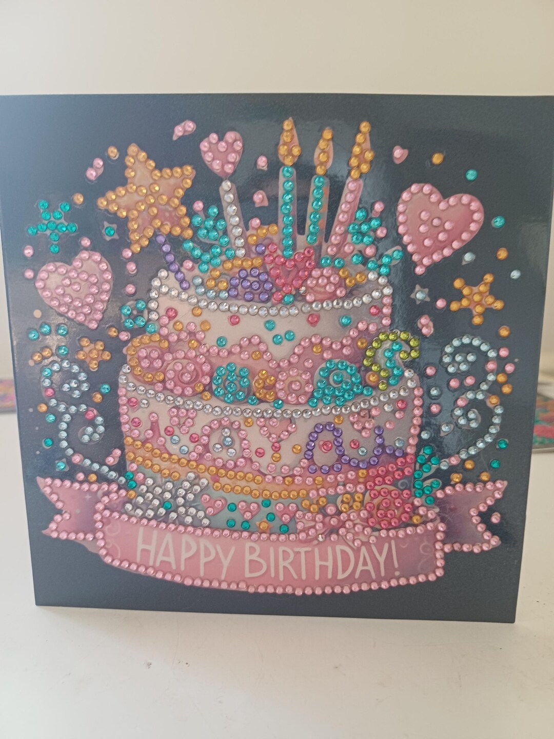 Diamond Painting Birthday Card With Envelope - Etsy