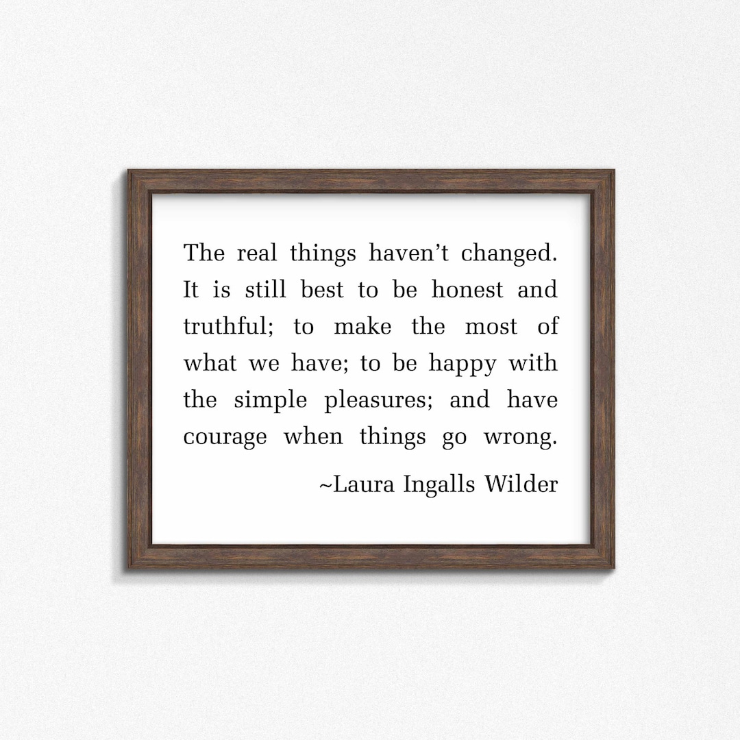 Laura Ingalls Wilder Quote-printable-instant Download Printable ...