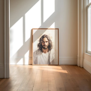 Truth and Light-jesus Christ Art-digital Download-savior-jesus Wall Art ...