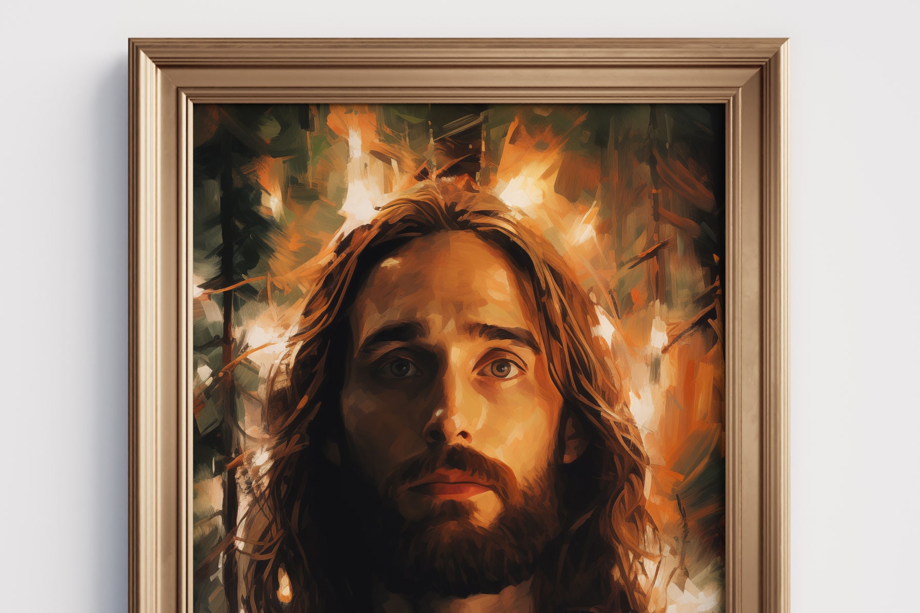 The Light-jesus Christ Art-digital Download-savior-jesus Wall Art ...