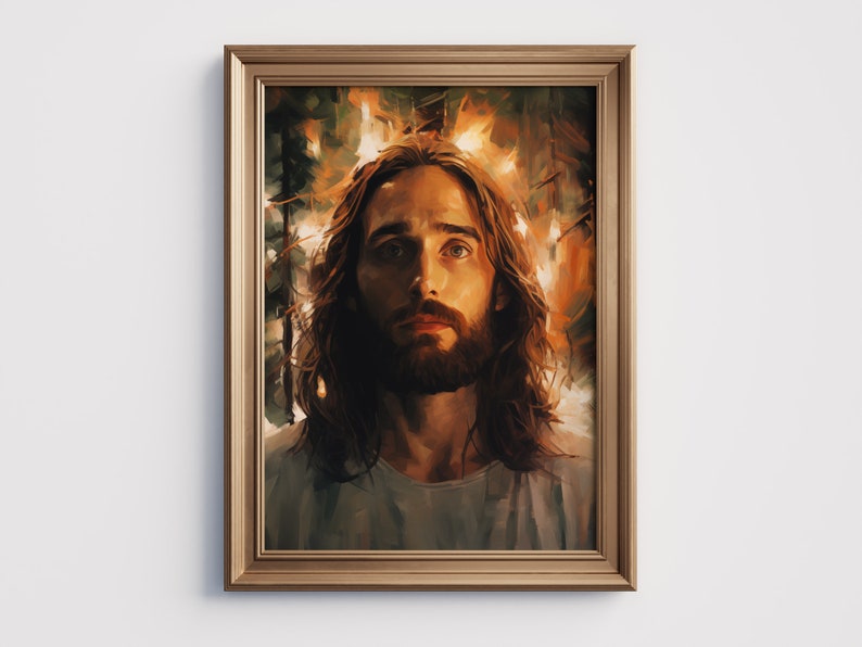 The Light-jesus Christ Art-digital Download-savior-jesus Wall Art ...