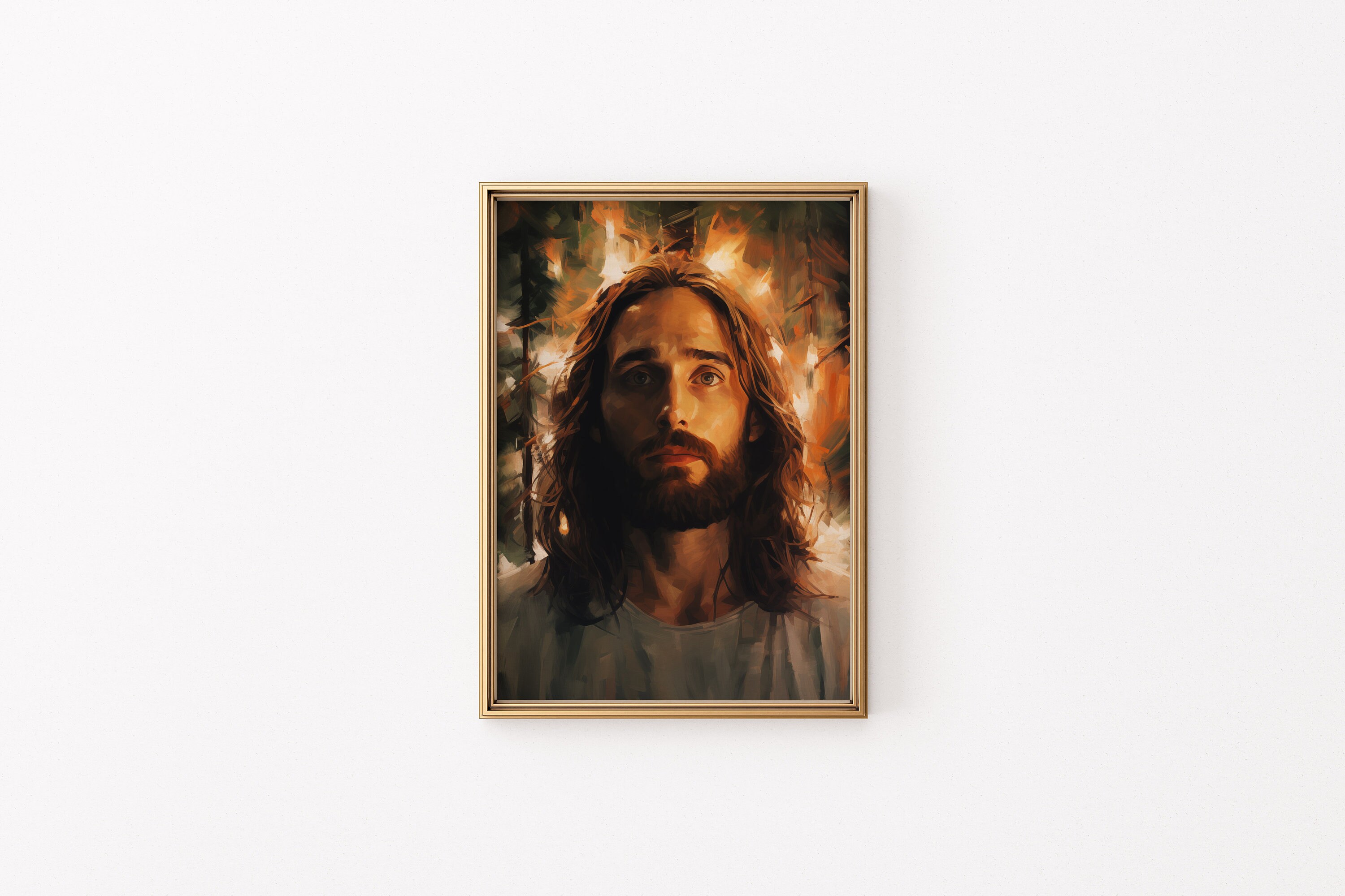 The Light-jesus Christ Art-digital Download-savior-jesus Wall Art ...