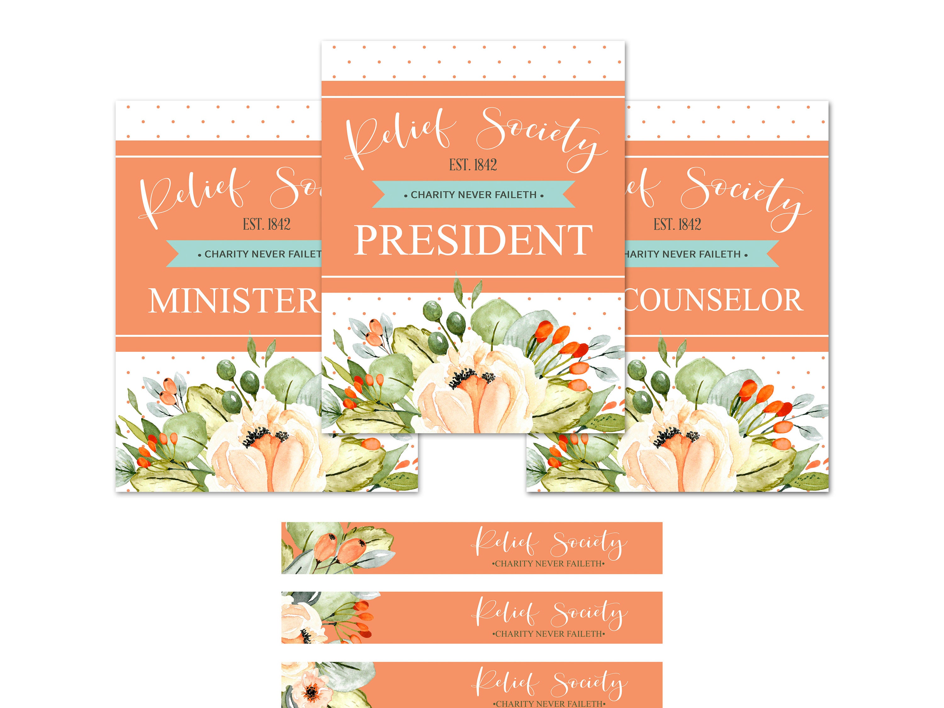 LDS Relief Society Binder Covers & Spines-instant Download Printables ...