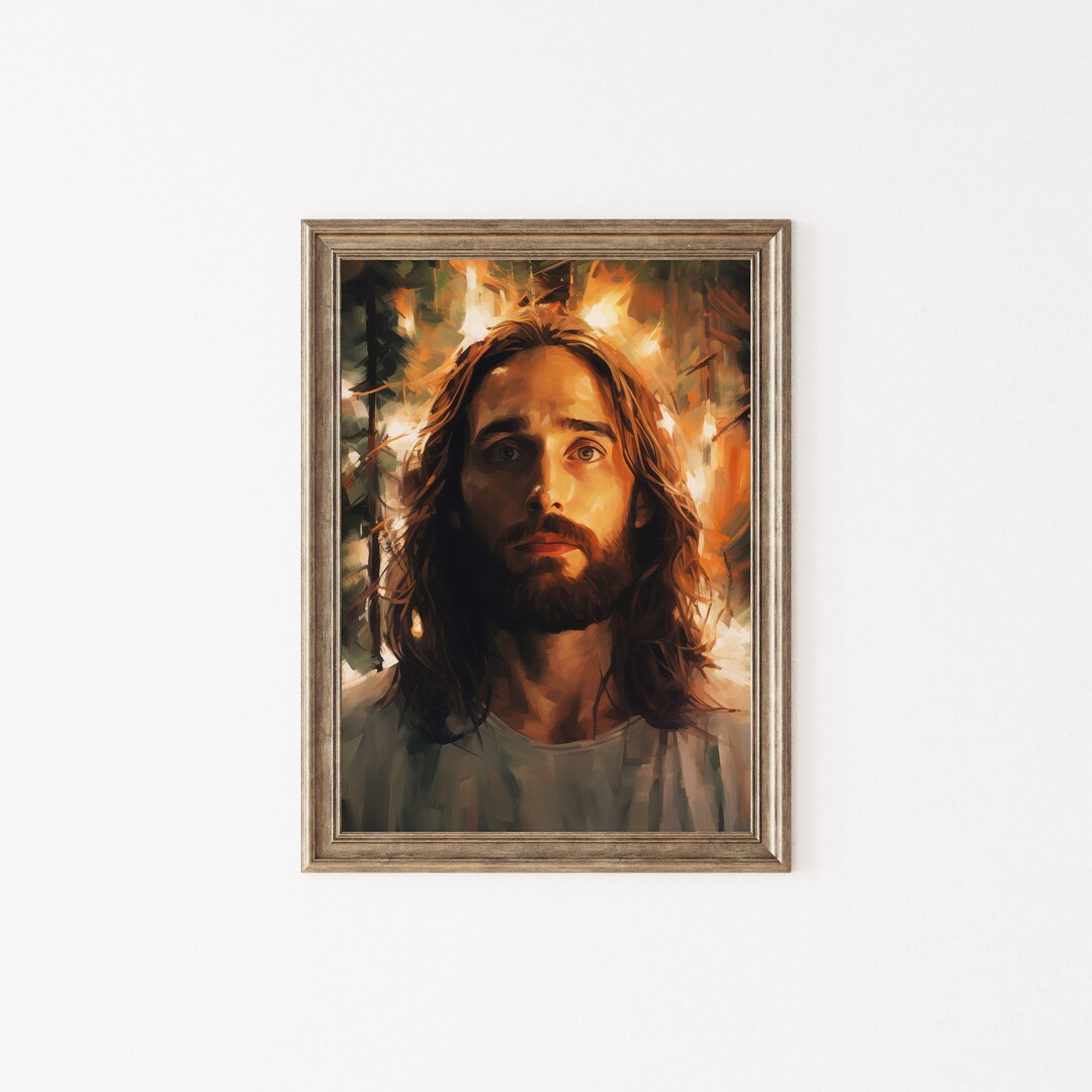 The Light-jesus Christ Art-digital Download-savior-jesus Wall Art ...