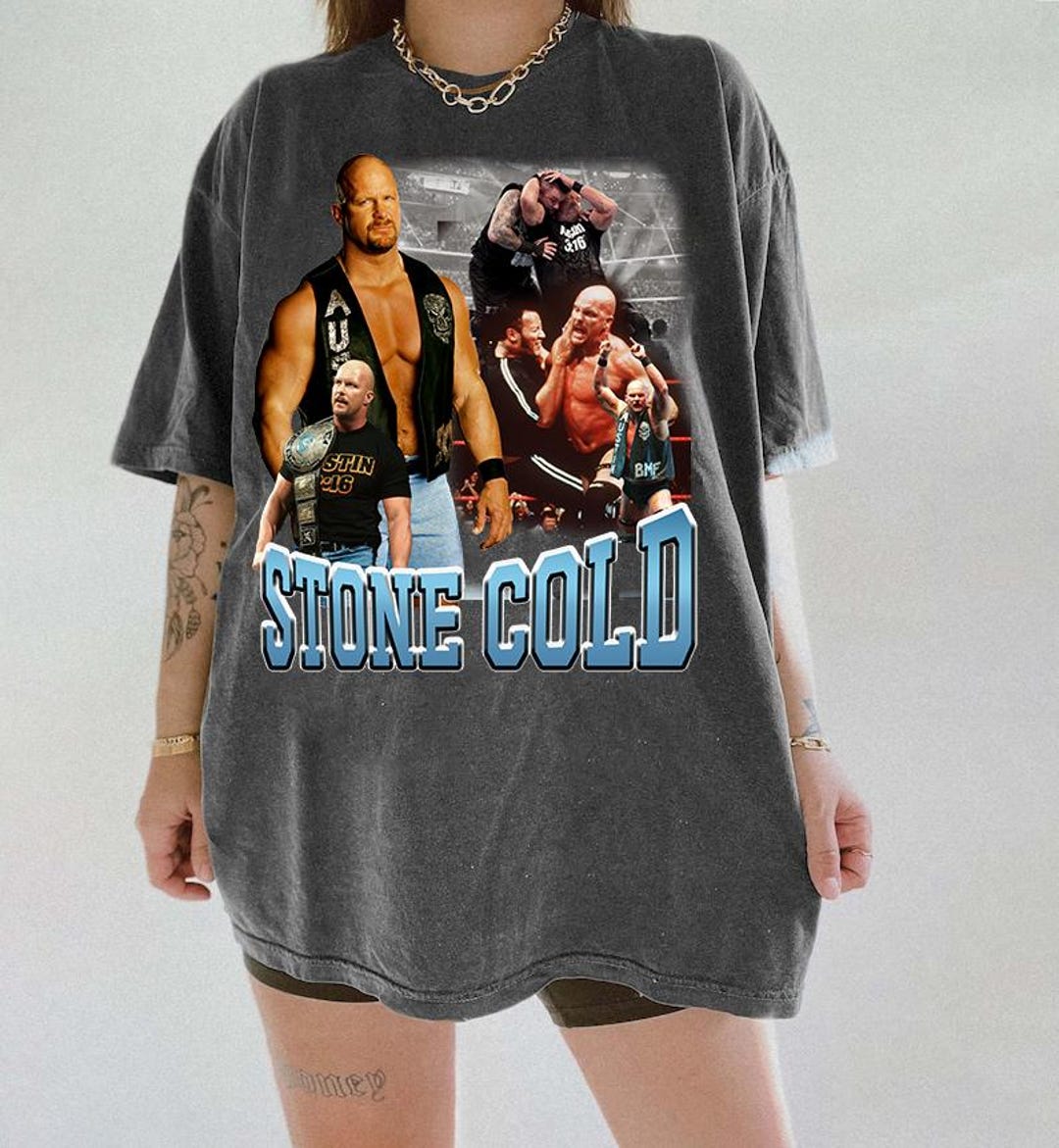Stone Cold PNG T-shirt PNG Bootleg T-shirt PNG Printable Bootleg T-shirt Design Instant Download ...