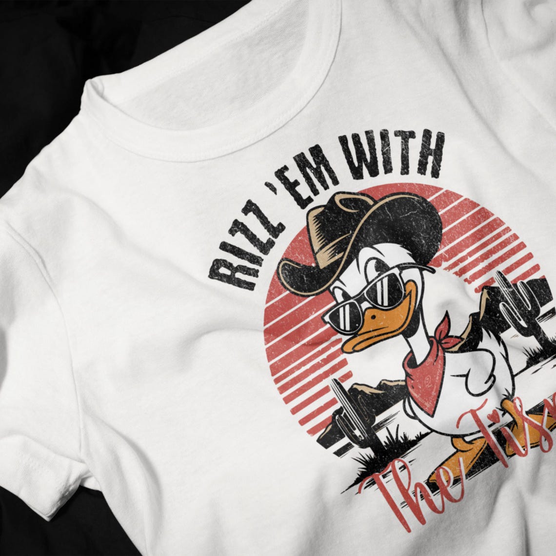 Rizz 'em With the 'tism SVG PNG, Funny Duck Meme, Funny PNG Sarcastic ...