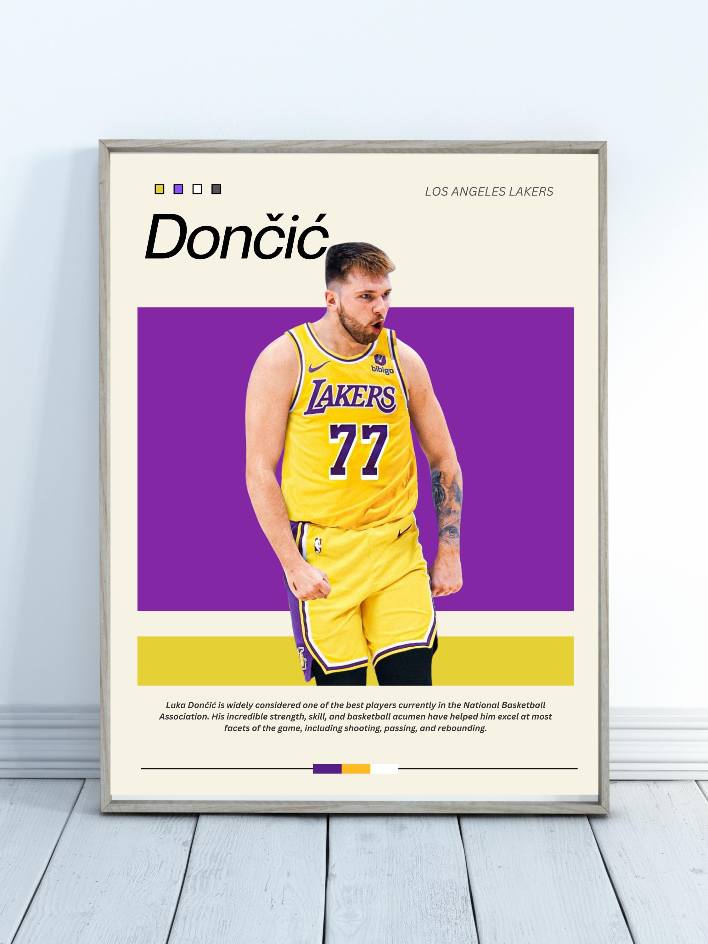 Luka Doncic Poster - Los Angeles Lakers - Dallas Mavericks - Basketball ...