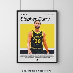 Steph Curry Poster - Golden State Warriors - NBA Poster - Sports Poster ...