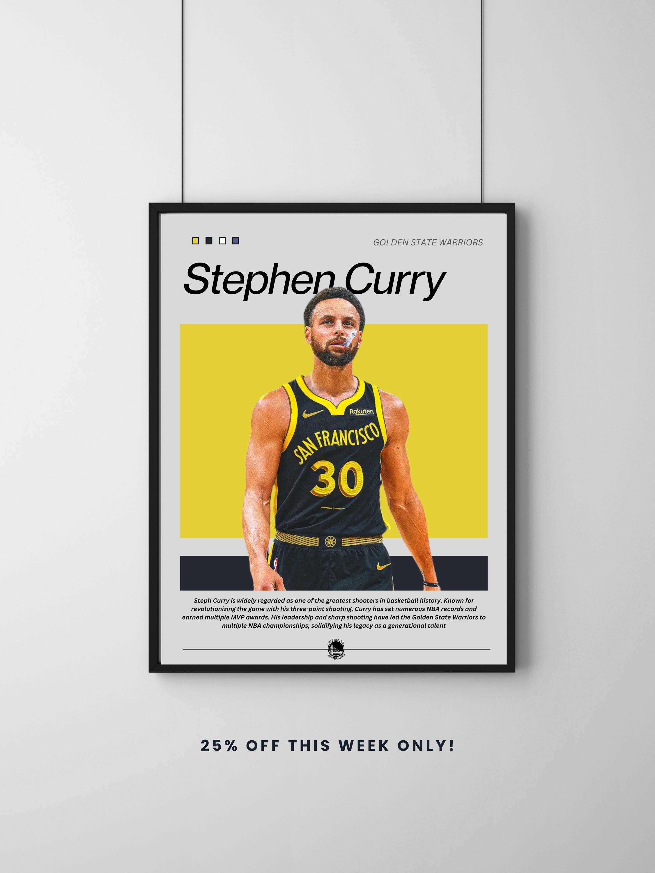 Steph Curry Poster - Golden State Warriors - NBA Poster - Sports Poster ...
