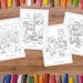 Healthy Habits Coloring Book – Educational Fun Printable Wellness ...