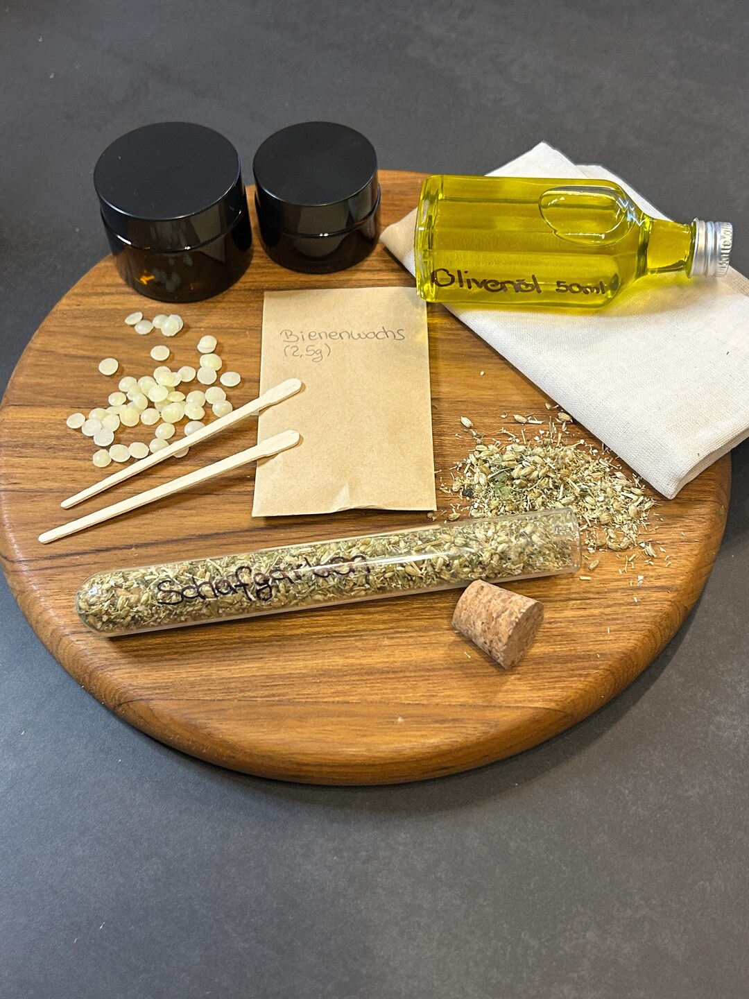 DIY Wild Herb Ointment Set// Yarrow Make Your Own Healing Ointment - Etsy