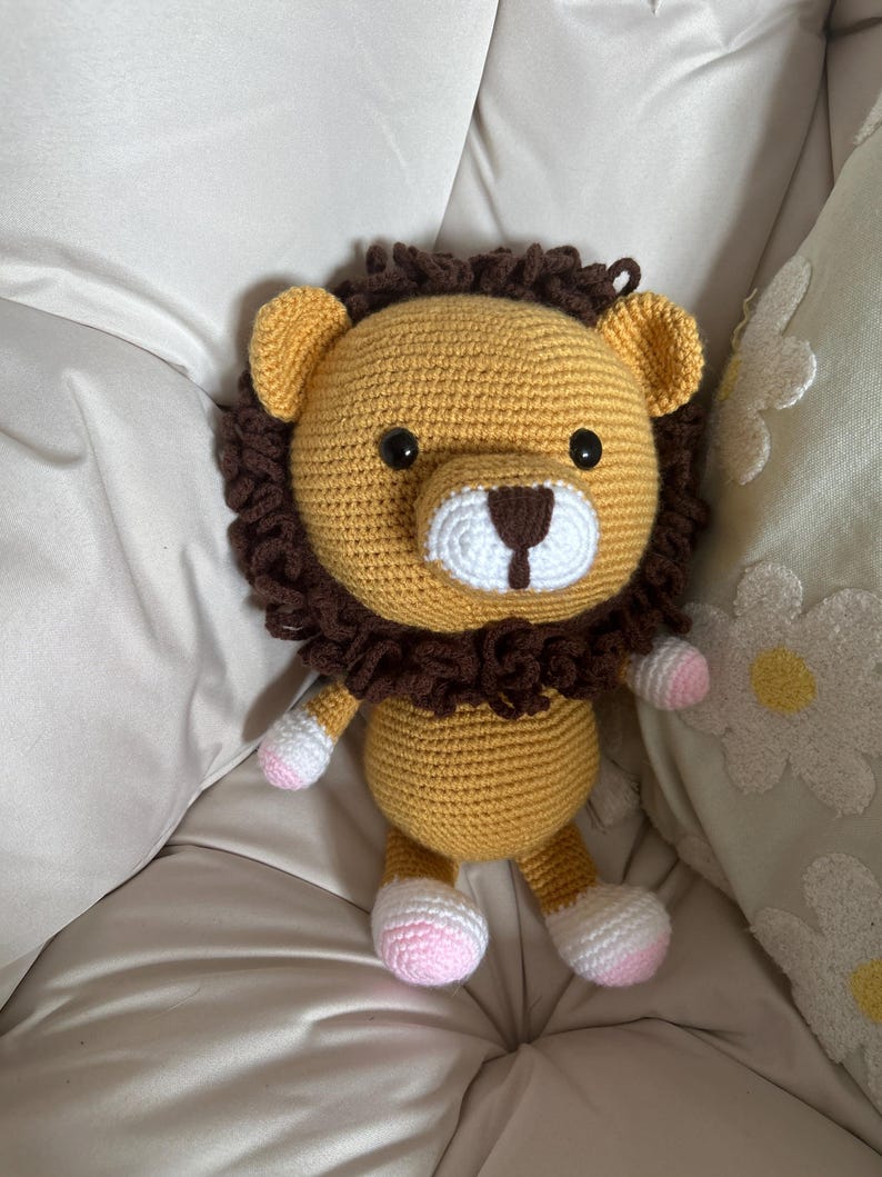 Lenny the Lion Crochet Pattern - Etsy UK