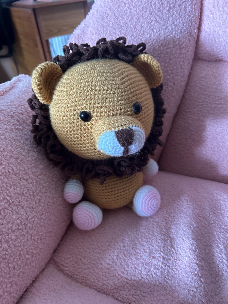 Lenny the Lion Crochet Pattern - Etsy UK