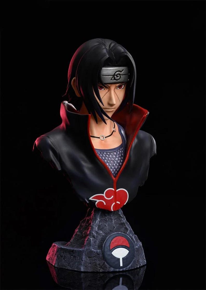 Itachi Uchiha Statue | Naruto Anime Figurine | Hand-painted 3D Print ...