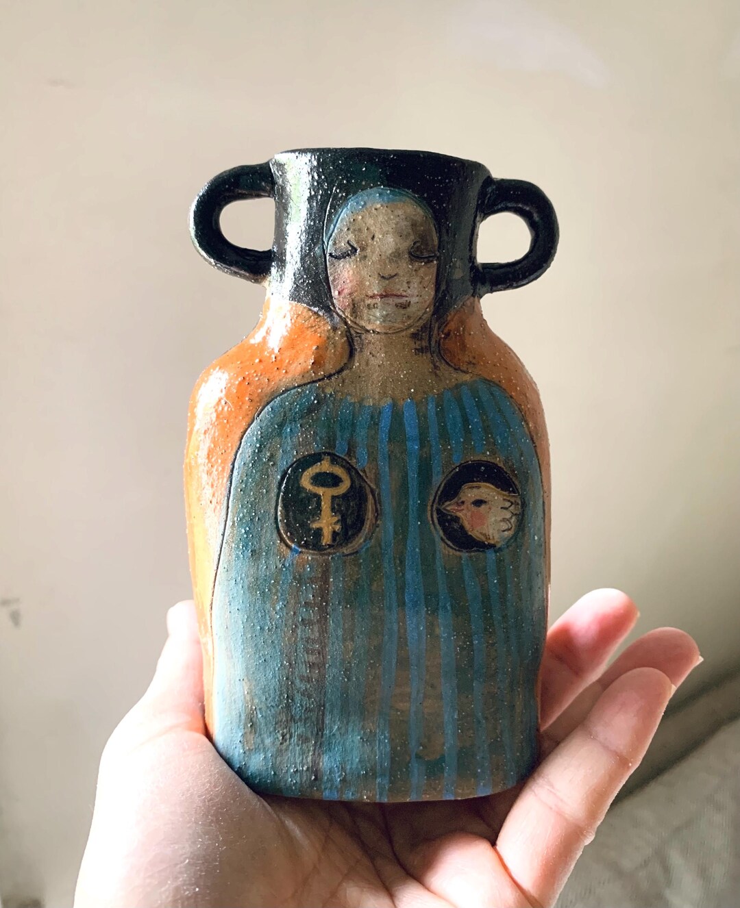 Midnight Crescent Moon 13cm H - Etsy UK