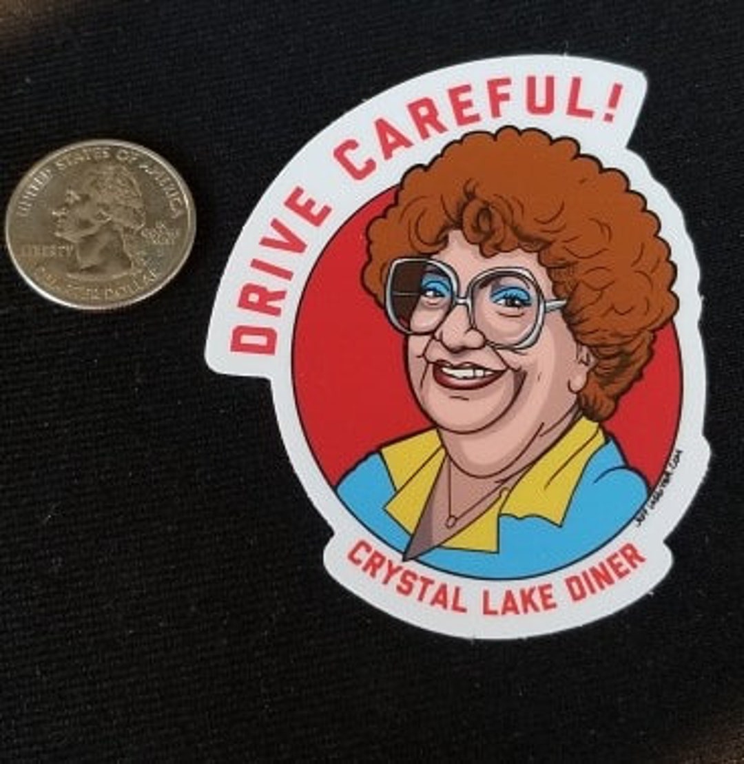 Friday the 13th Sandy Sticker-small - Etsy