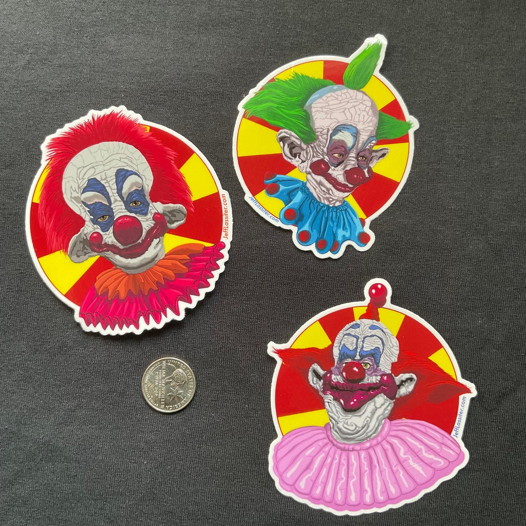 Killer Klowns From Outer Space Sticker Pack - Etsy