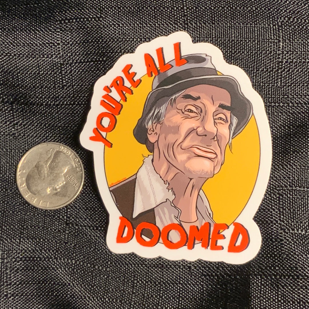 Friday the 13th Crazy Ralph Sticker-small - Etsy