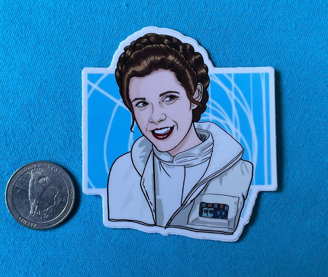 Star Wars Princess Leia Hoth Sticker - Etsy