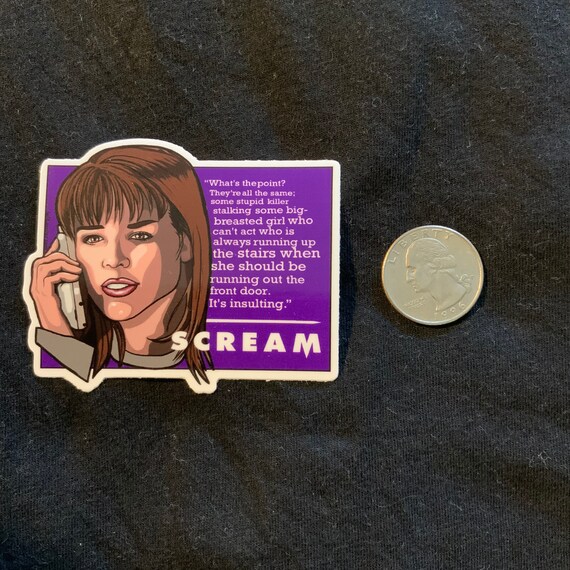 Scream Sidney Prescott Sticker | Etsy