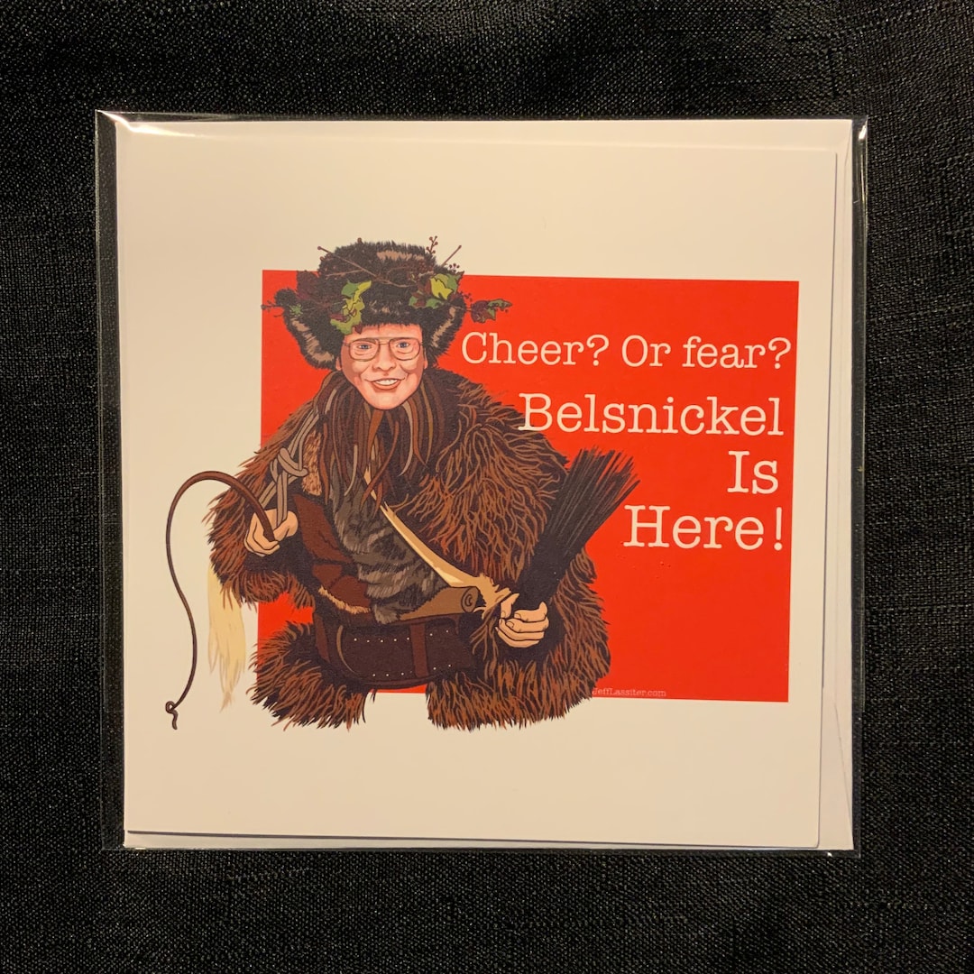 The Office Belsnickel Christmas Card - Etsy