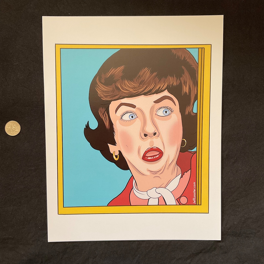 Bewitched Gladys Kravitz Print - Etsy