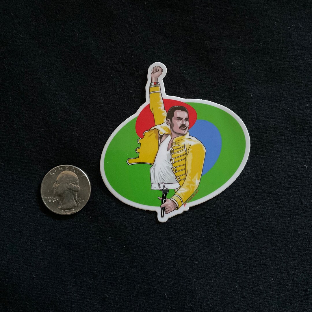 Freddie Sticker-small - Etsy
