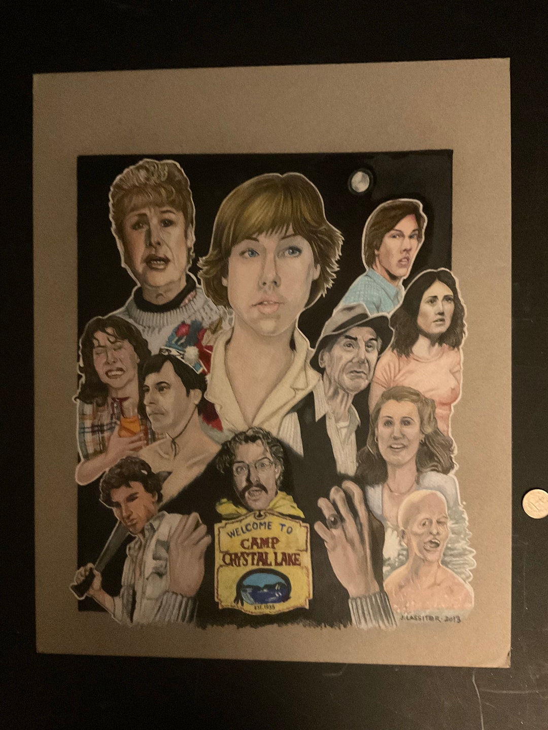 Friday the 13th Part 1 Drawing - Etsy